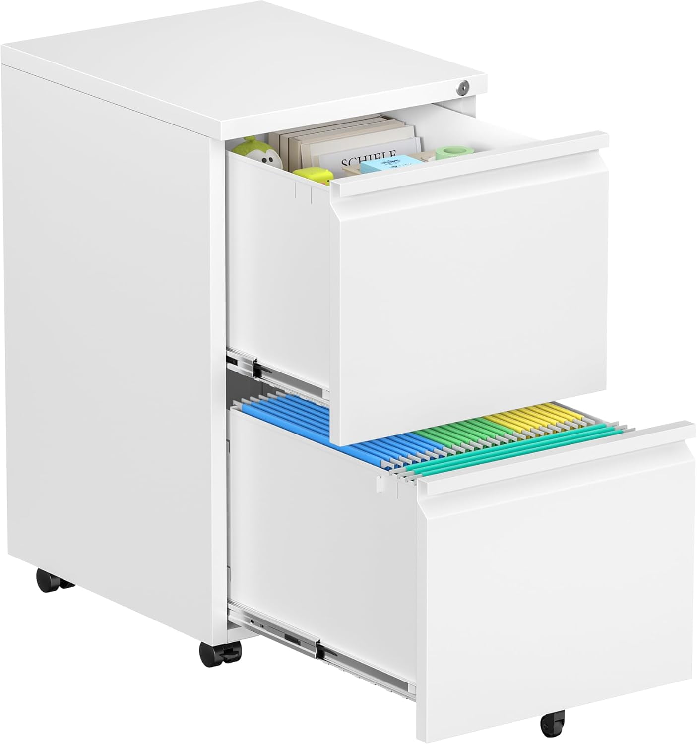 SUNCROWN 2 Drawer File Cabinet, Metal Filing Cabinets for Home Office ...