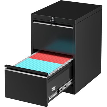 STANI Lateral File Cabinet with Lock, 3 Drawer Lockable Filing Cabinet ...