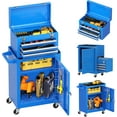 SUNCROWN 3 Drawers Tool Chest, Assembled Tool Cabinet with Wheels ...