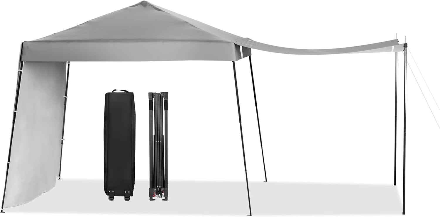 SUNCROWN Outdoor Canopy Tent, Patio Portable Pop up Gazebo, Foldable ...