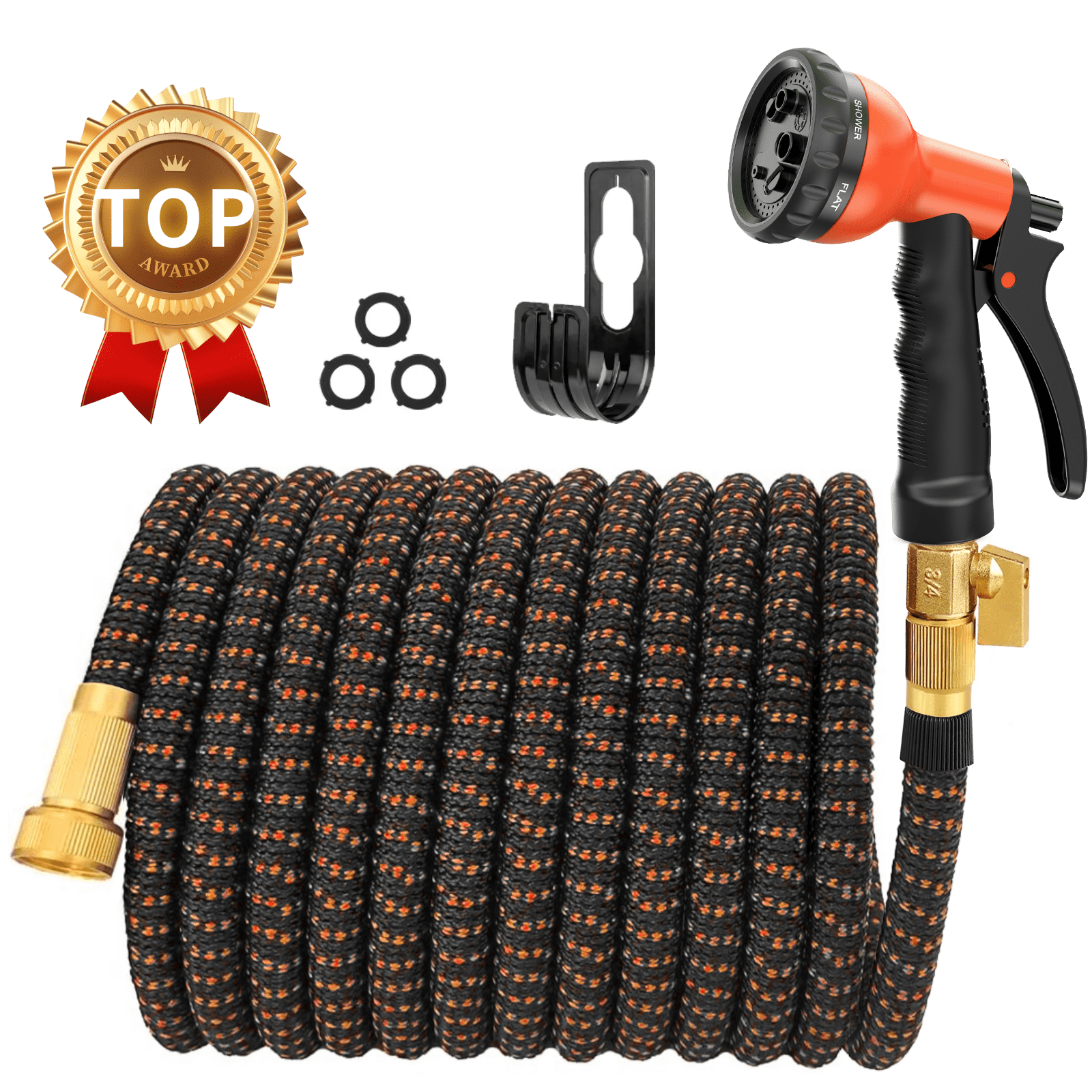 SUNDAN Expandable Garden Hose 100ft No Kink Flexible Water Hoses for ...
