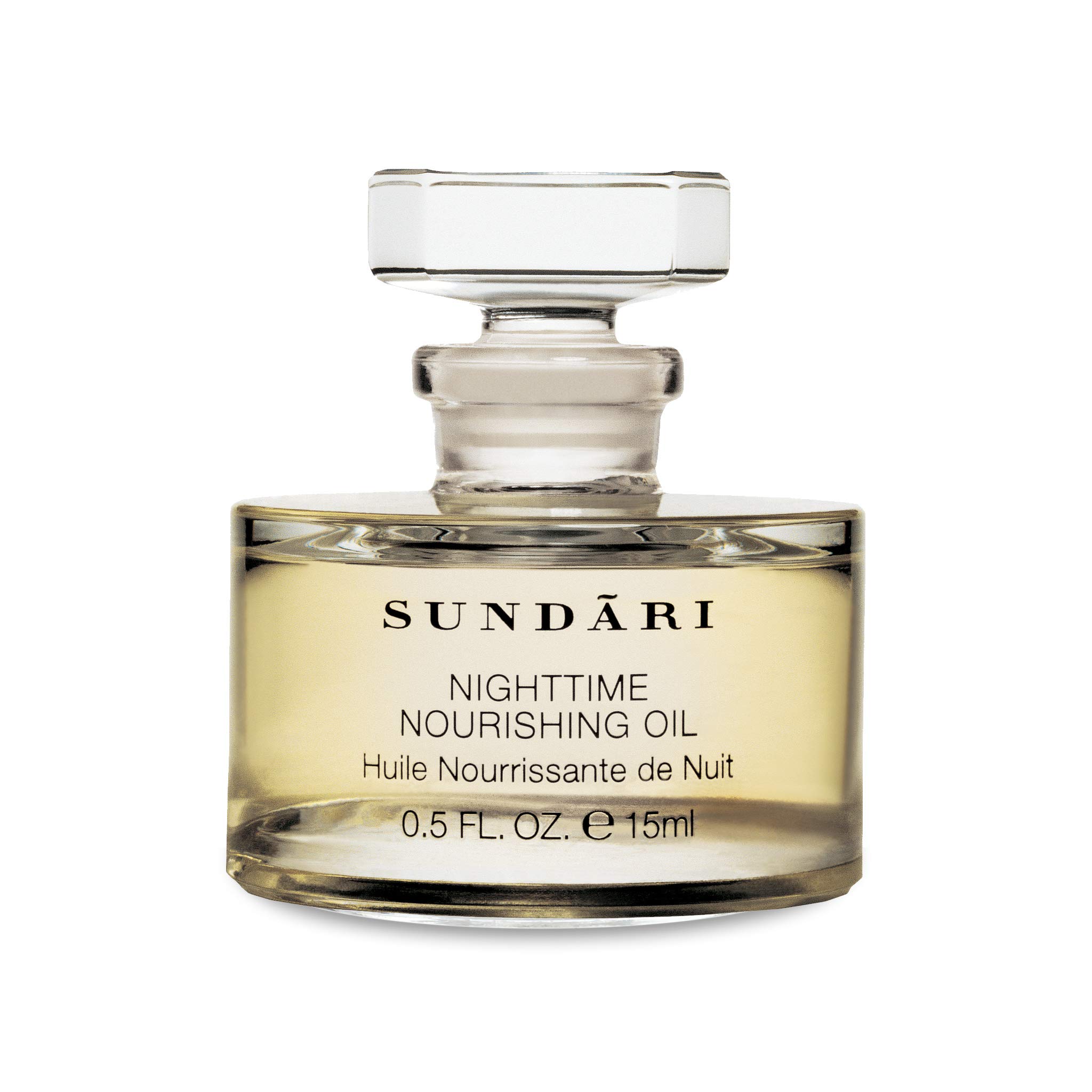 SUNDARI Nighttime Nourishing Oil, DPF11 0.5 Fl Oz, Ayurvedic Face Oil ...