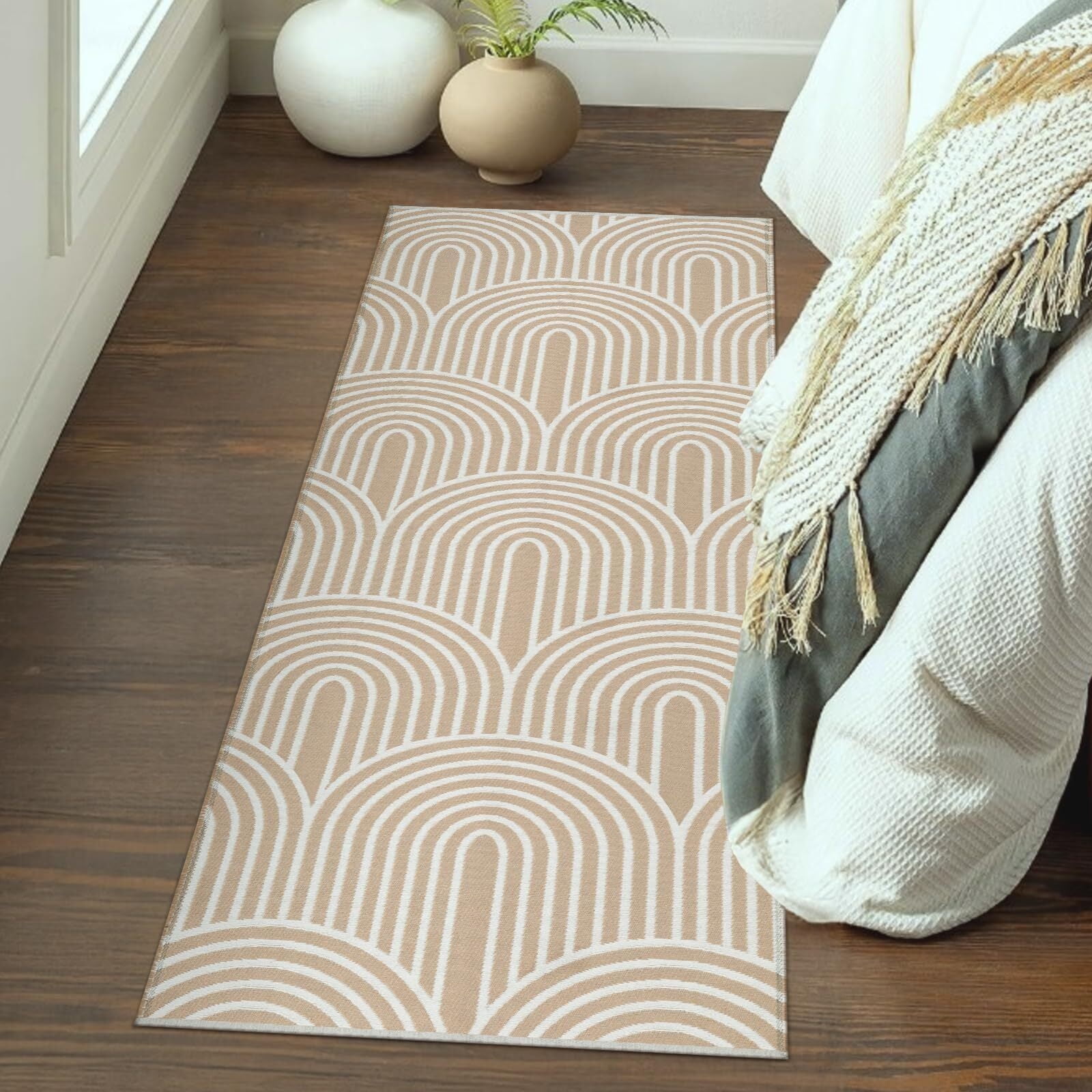 SUNDEREY 2'x6' Cotton Kitchen Rug,2x6ft Washable Hallway Runner Rug ...