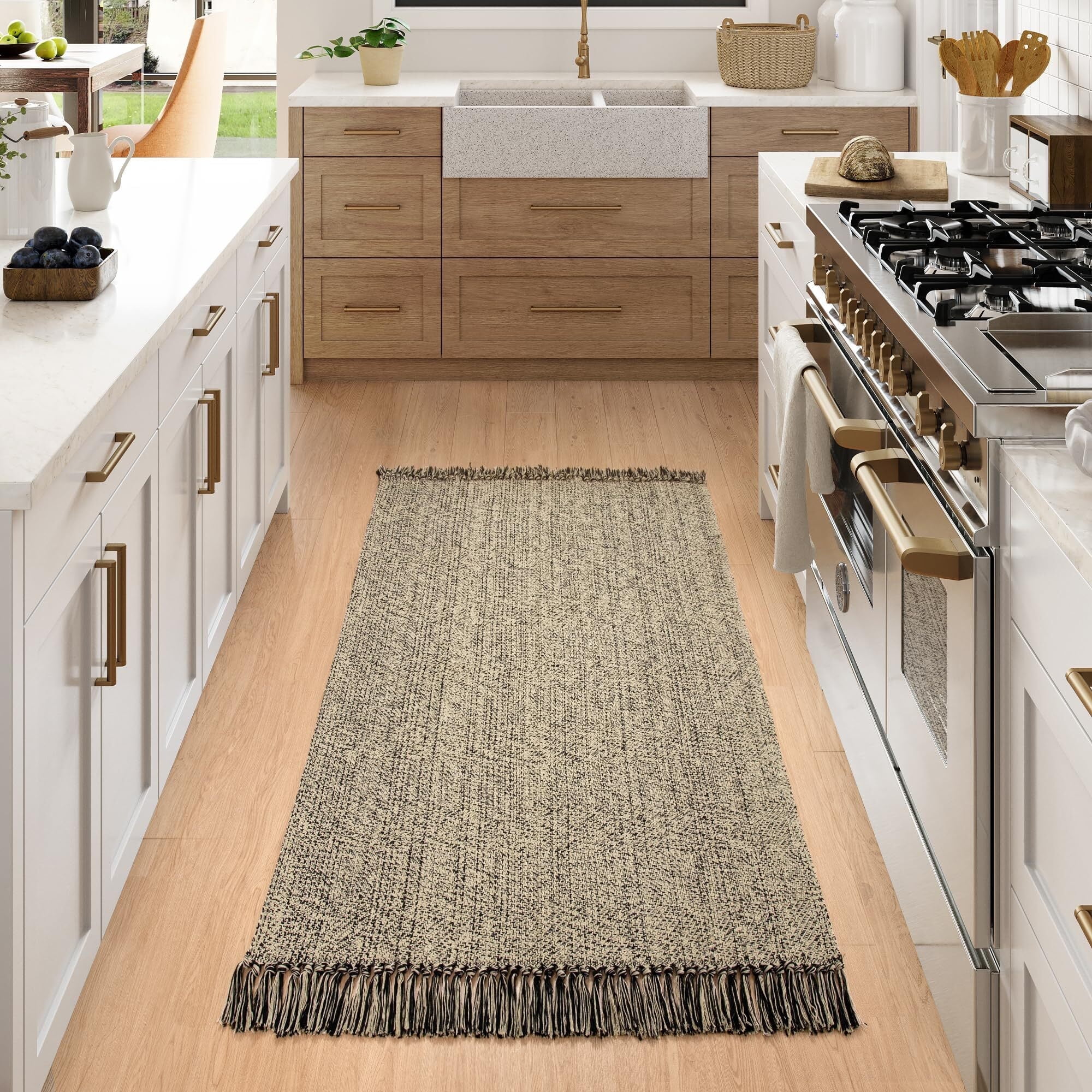 SUNDEREY 3'x5' Washable Bedroom Rugs,Area Rug,3x5ft Bohemian Kitchen ...