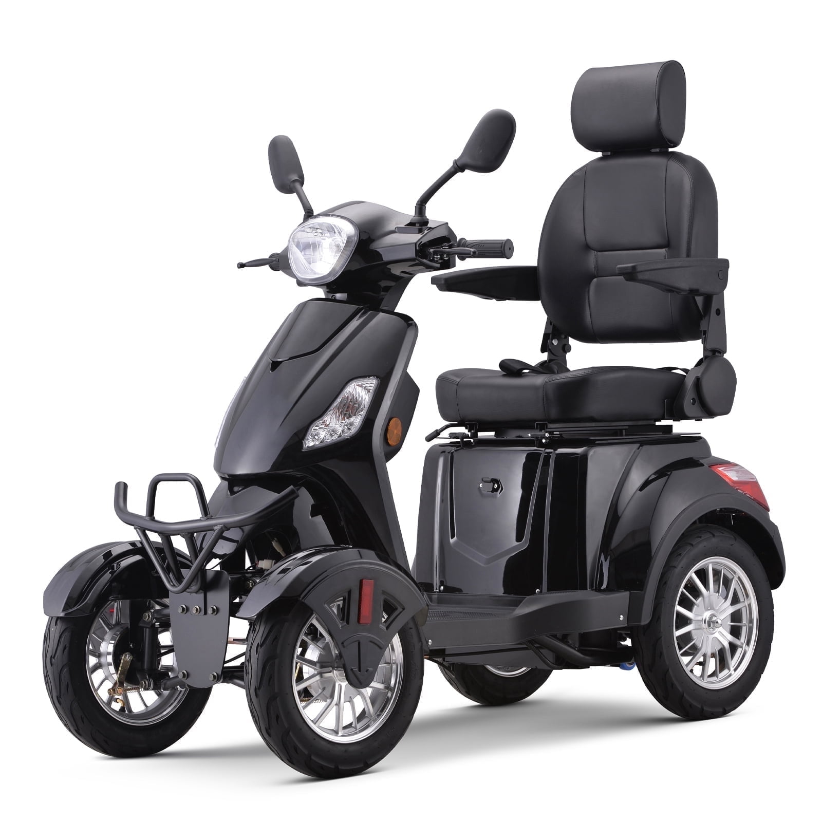 SUNDERWELL Electric Heavy Duty Mobility Scooters, Large 4-Wheels ...
