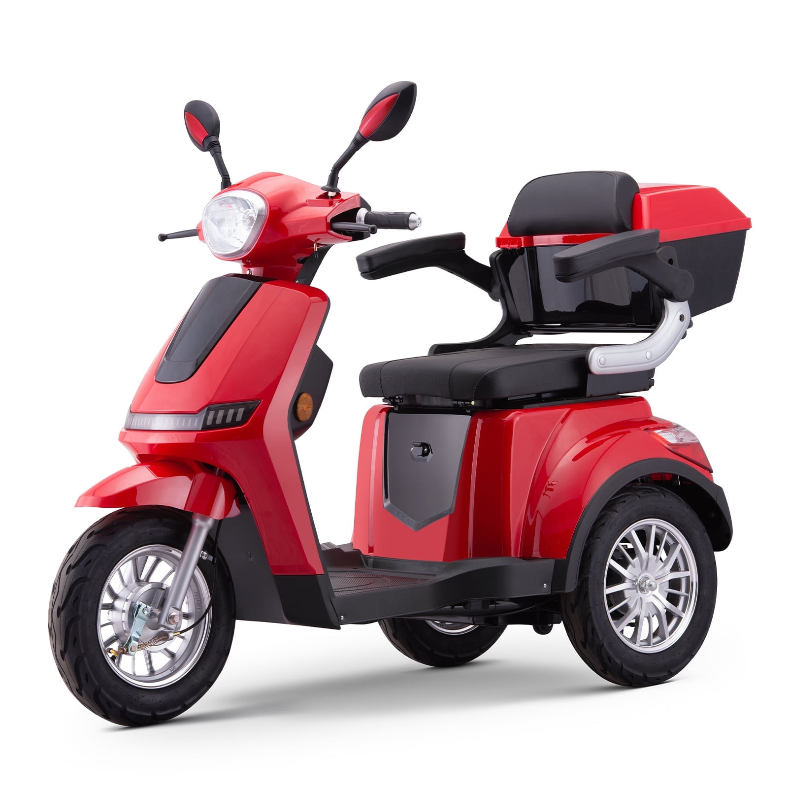 SUNDERWELL Large 3 Wheels Mobility Scooter, Electric Heavy Duty ...