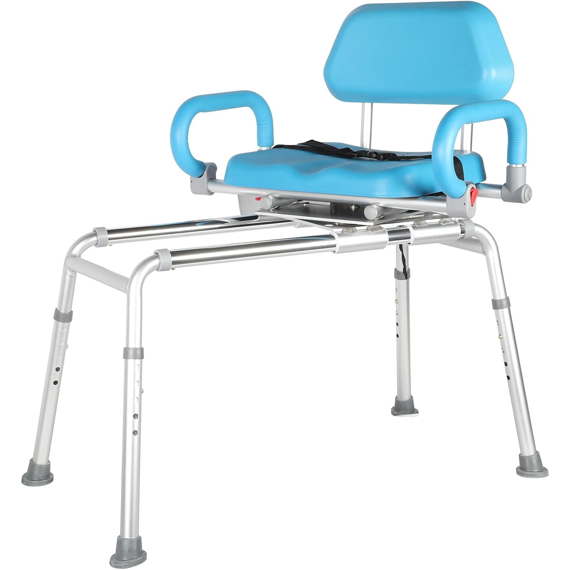 SUNDERWELL Transfer Bench Shower Chair for Bathtub, Sliding & 360 ...