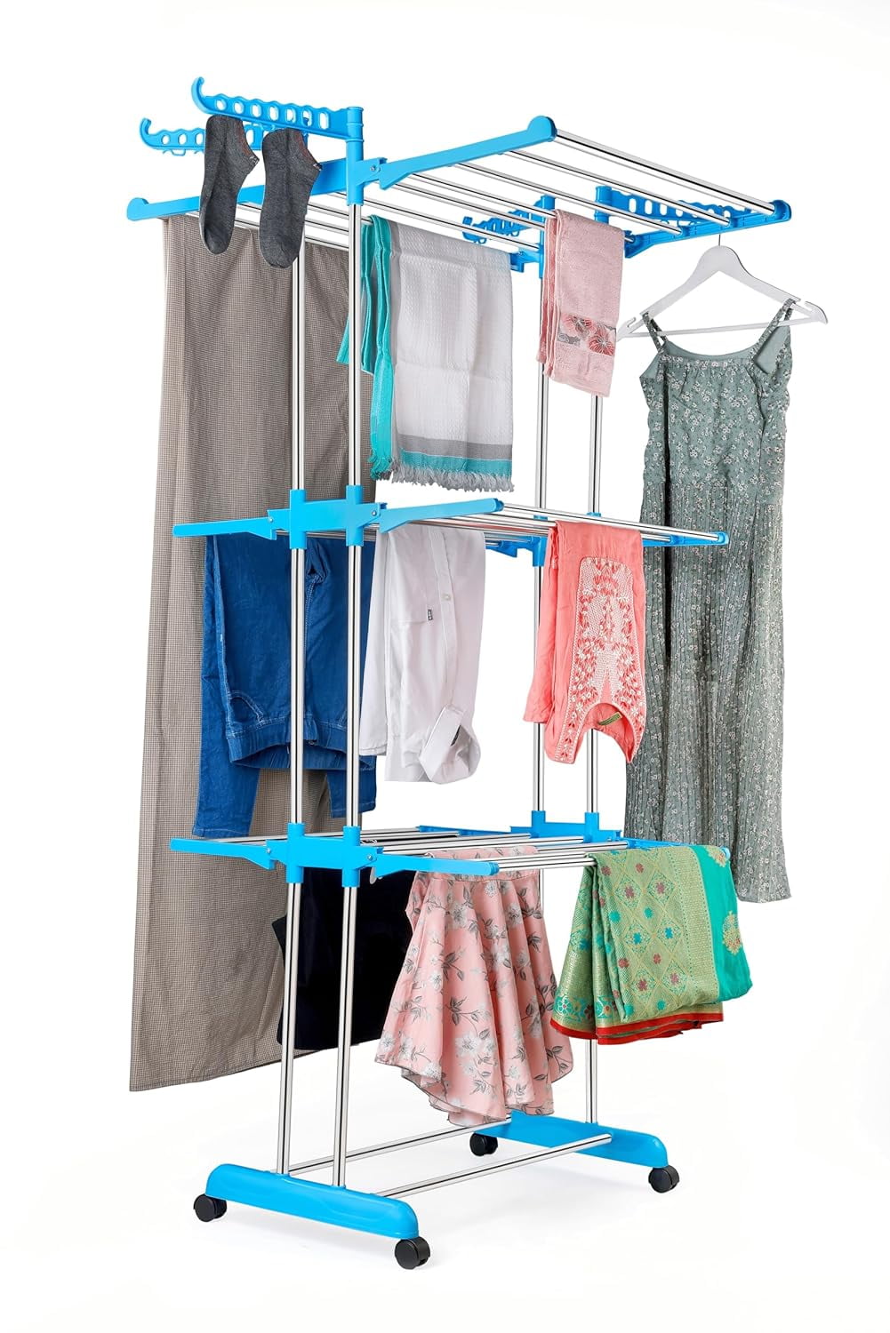 SUNDRY Fiveone Household Foldable Drying Rack Indoor Clothing Drying ...
