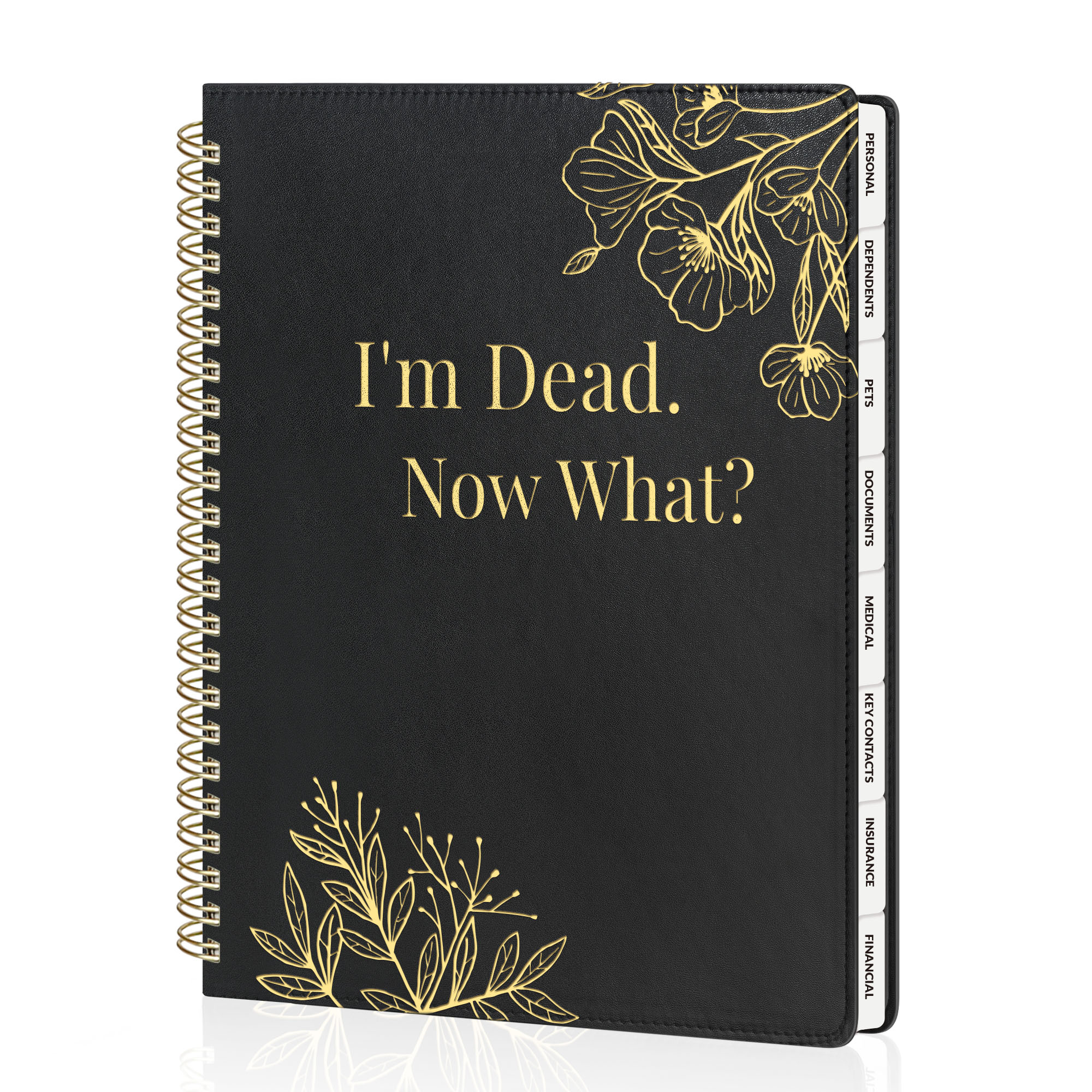 SUNEE End of Life Planner - I'm Dead Now What Planner for Seniors ...