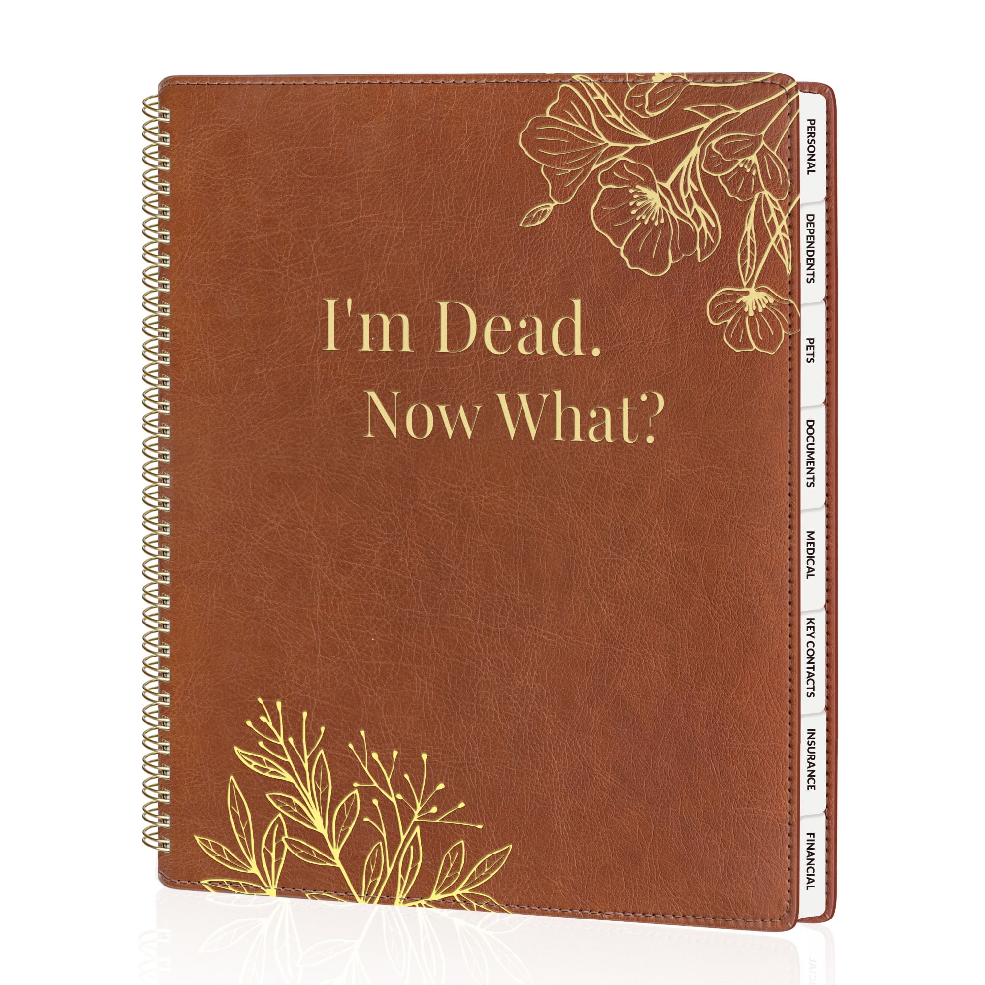 SUNEE End of Life Planner - I'm Dead Now What Planner for Seniors ...