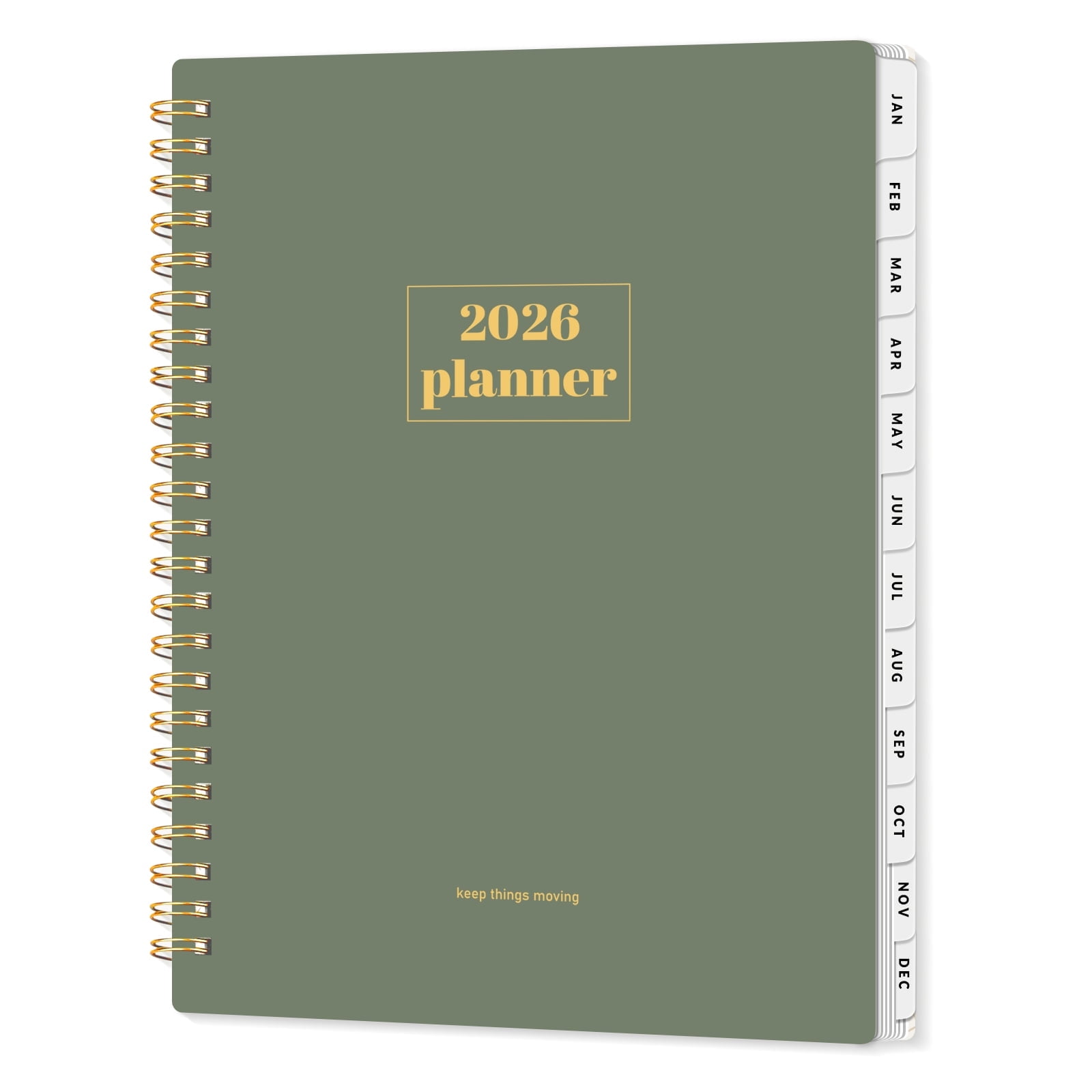 SUNEE Planner 2026 Weekly and Monthly, January 2026-December 2026, 6.4"x8.3", Tabs, Note Pages ...