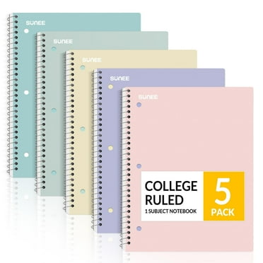 Notebook 5-Subject College Rule (Pack of 2) - Walmart.com
