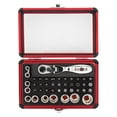 SUNEX TOOLS 9732 44Pc 1/4" Dr Mini Dual Flex Head RATCHET W Socket ...