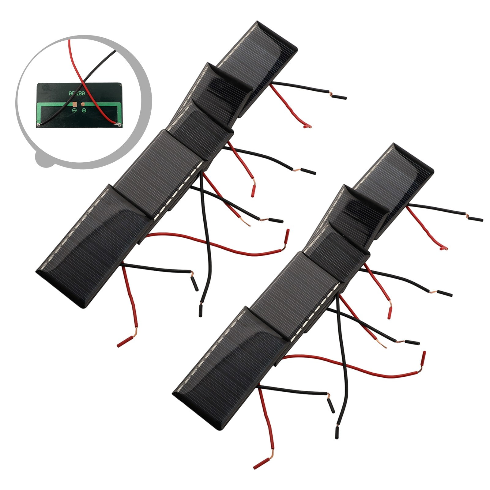 SUNFEX 1/5/10PCS Solar Panel 5V 60mA Portable Mini Solar Cells For DIY ...