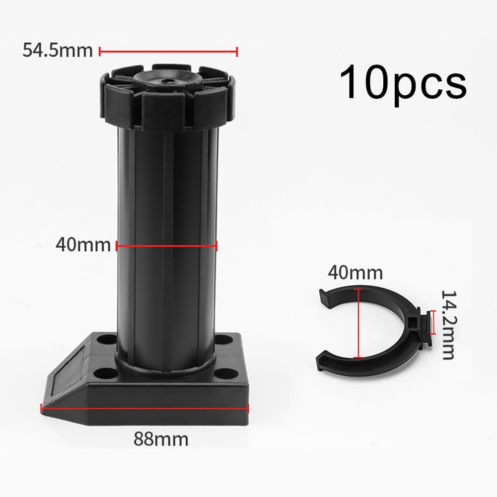 SUNFEX 10Pcs Adjustable Cabinet Feet Adjustable Kitchen Cabinet Feet ...