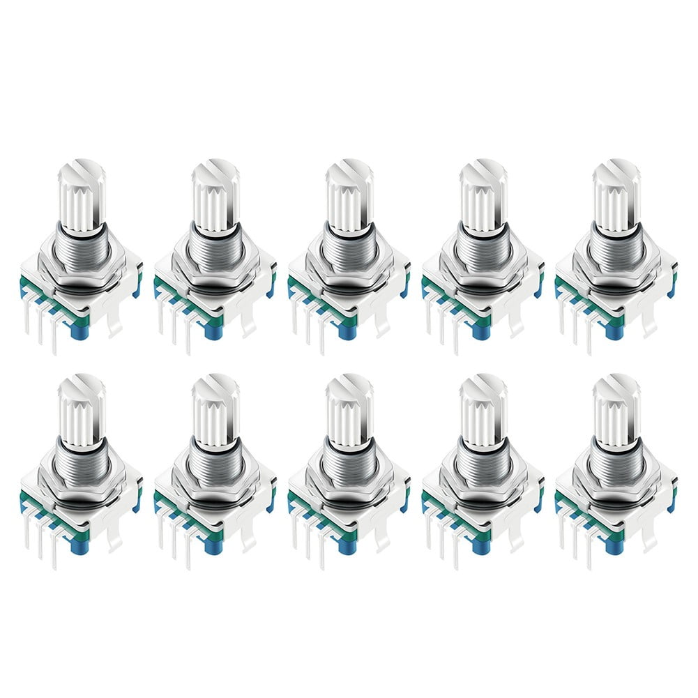 Sunfex 10pcs Ec11 Rotary Encoder Switch With Integrated Push Button