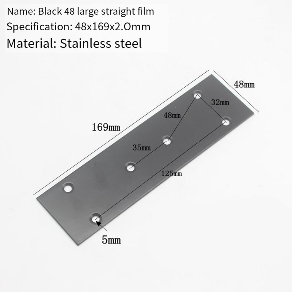 SUNFEX 10Pcs Flat Brackets For Wood Fixing 100*50Mm Flat Joining Plates ...