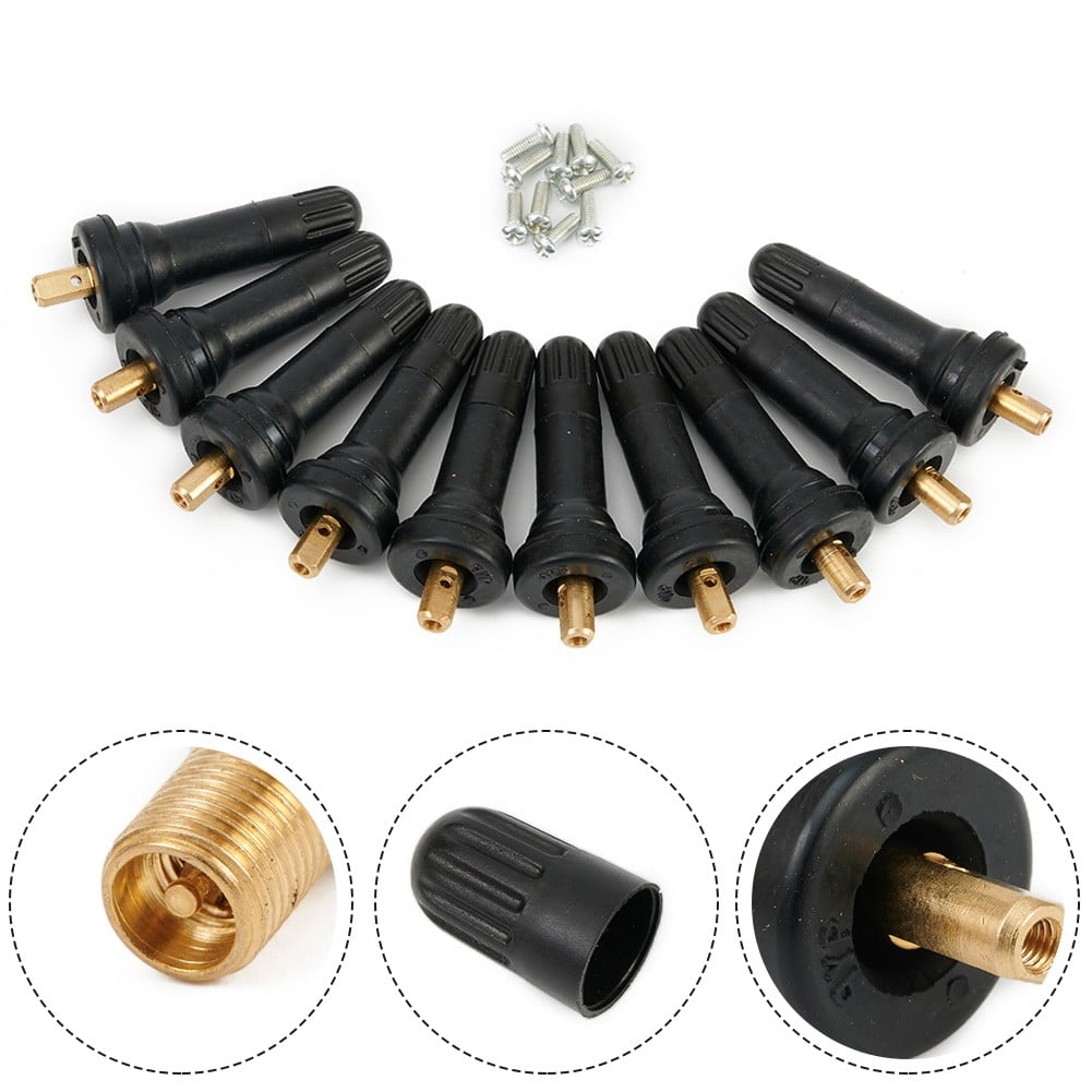 SUNFEX 10Pcs Tpms Tyre Pressure Monitor Sensor Valve Stem For Ford ...