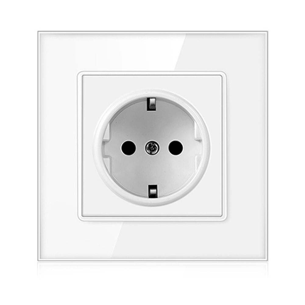SUNFEX 16A 3500W Eu Socket Switch Flush-Mounted Wall Socket Tempered ...