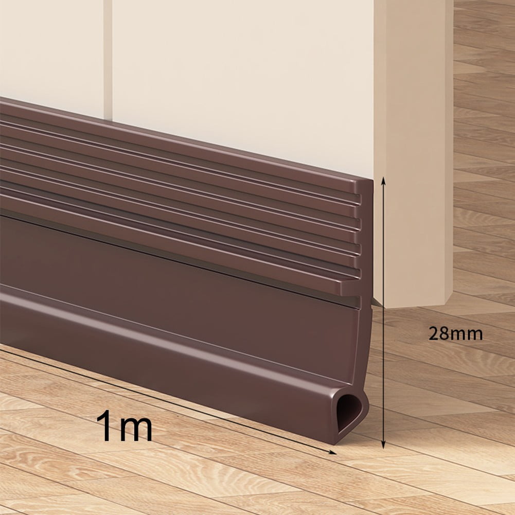 SUNFEX 1M Long Door Bottom Seal Strip With Strong Adhesion For Easy ...