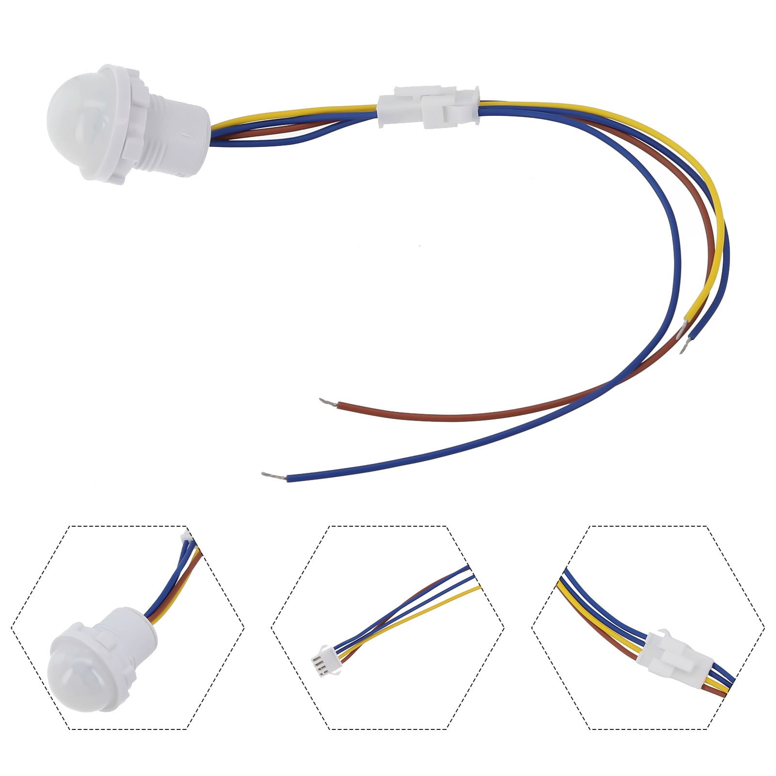 SUNFEX 1Pcs Human Body Infrared Sensor Head Automatic Sensor Light ...