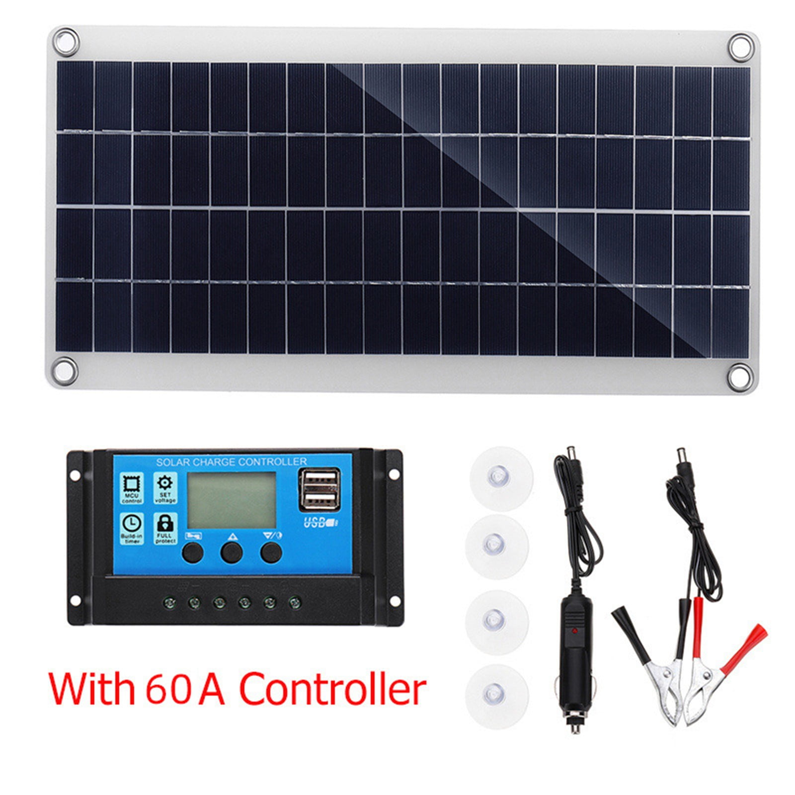 SUNFEX 1Sets Solar Panel Dc12-18V 8W Controller For Solar Panels 12V ...