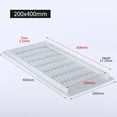 SUNFEX 200Mm Air Vent Cover Rectangular Ventilation Grille Wardrobe ...