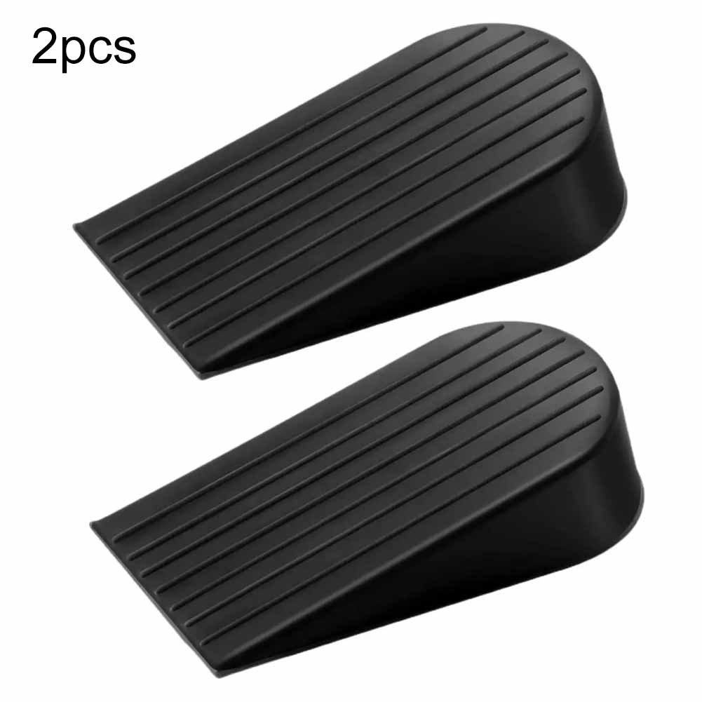 SUNFEX 2PCS Heavy-Duty TPR Plus Sized Door Blocker Non-Skid Base Door ...