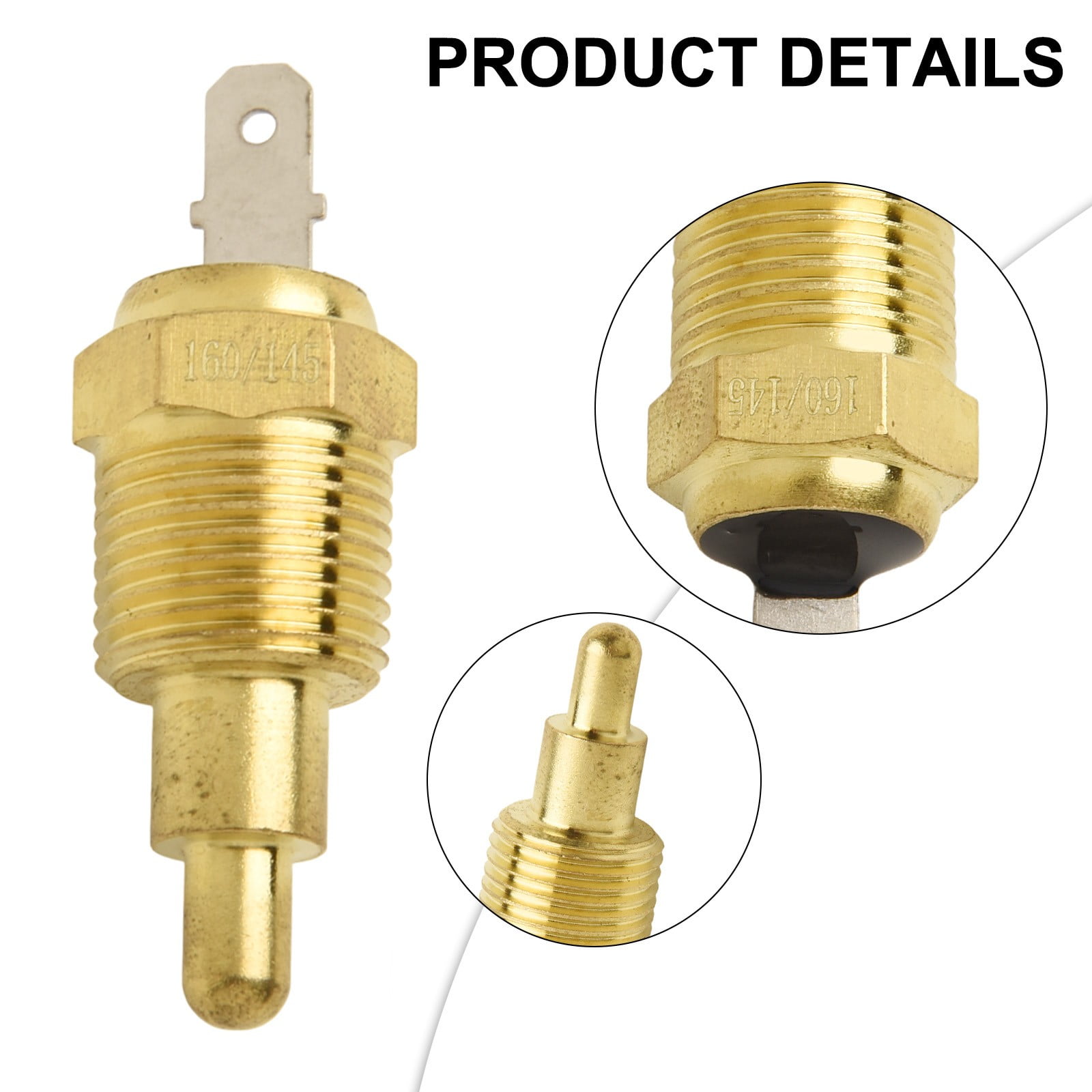SUNFEX 3/8 Inch Electric Radiator Temp-Erature Sensor Fan Ground-Ing ...