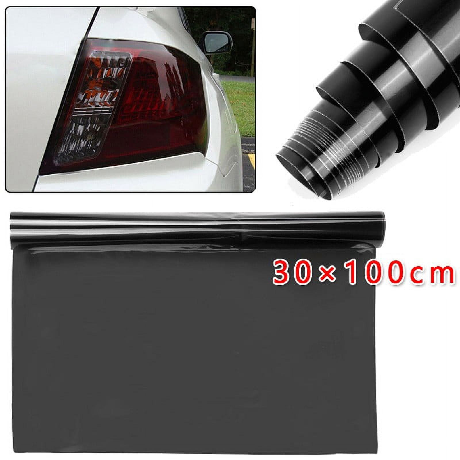 SUNFEX 30Cm X 100Cm Light Smoke Black Tint Film Headlights Tail Lights ...