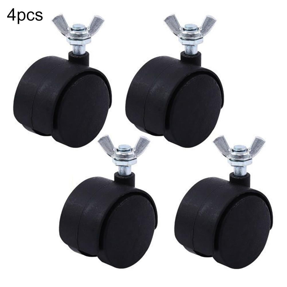 SUNFEX 4Pcs Furniture Caster 1.5 Inch Swivel Casters Platform Trolley ...