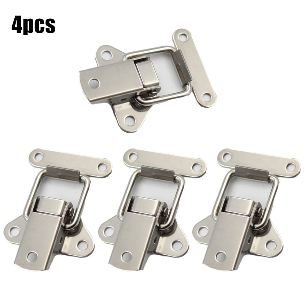 SUNFEX 4Pcs Stainless-Steel Luggage Buckle Cabinet Furniture Lock Box ...