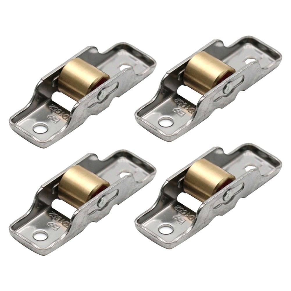 SUNFEX 4Pcs Stainless Steel Sliding Door Rollers Heavy Silent Bearing ...