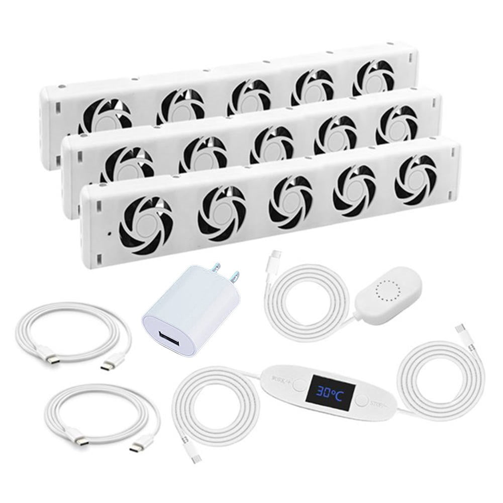 SUNFEX 5 Fan Smart Heat Dissipation Fan Save Energy Noise Reduction ...