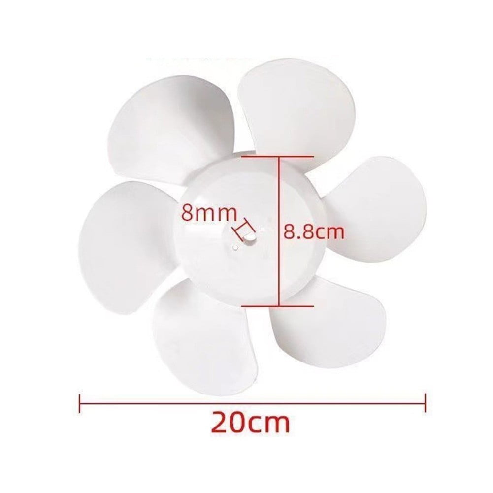 SUNFEX 6/8/10 Inches Exhaust Fan Blade 6 Leaves Electric Fan ...