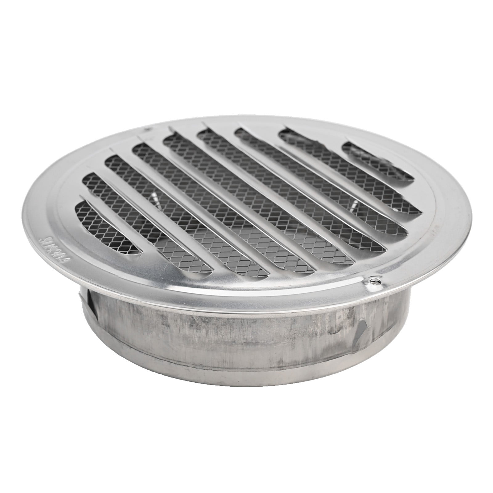 SUNFEX 75-200Mm Stainless Steel Round Air Vent Extract Valve Grille ...