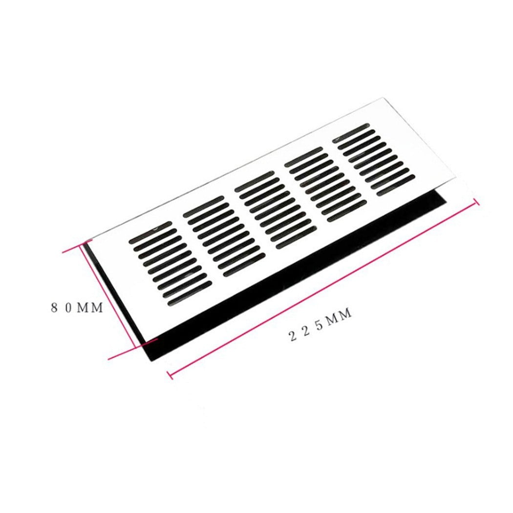 SUNFEX 80*150-400Mm Air Vent Aluminium Silver Louvred Grill Ventilation ...