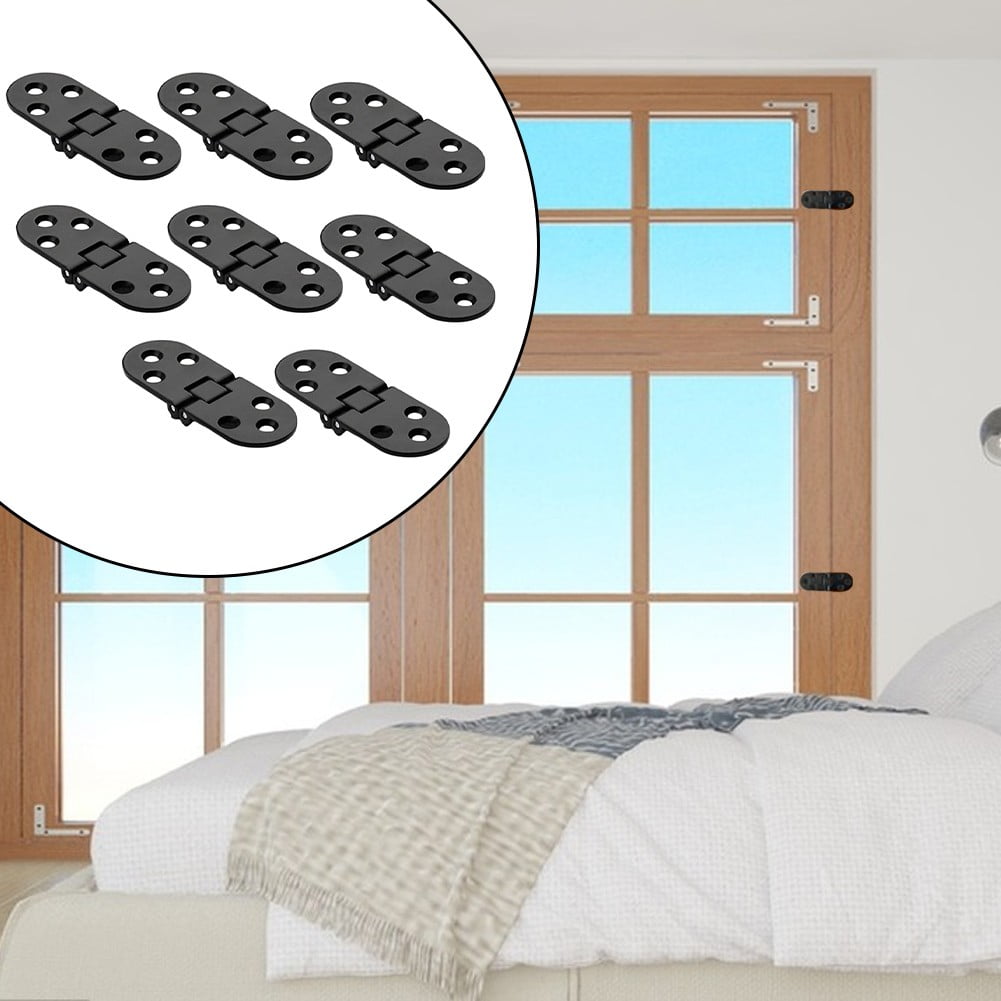 SUNFEX 8Pcs Folding Flap Hinge 180 Degree Reverse Flap Hinge With ...
