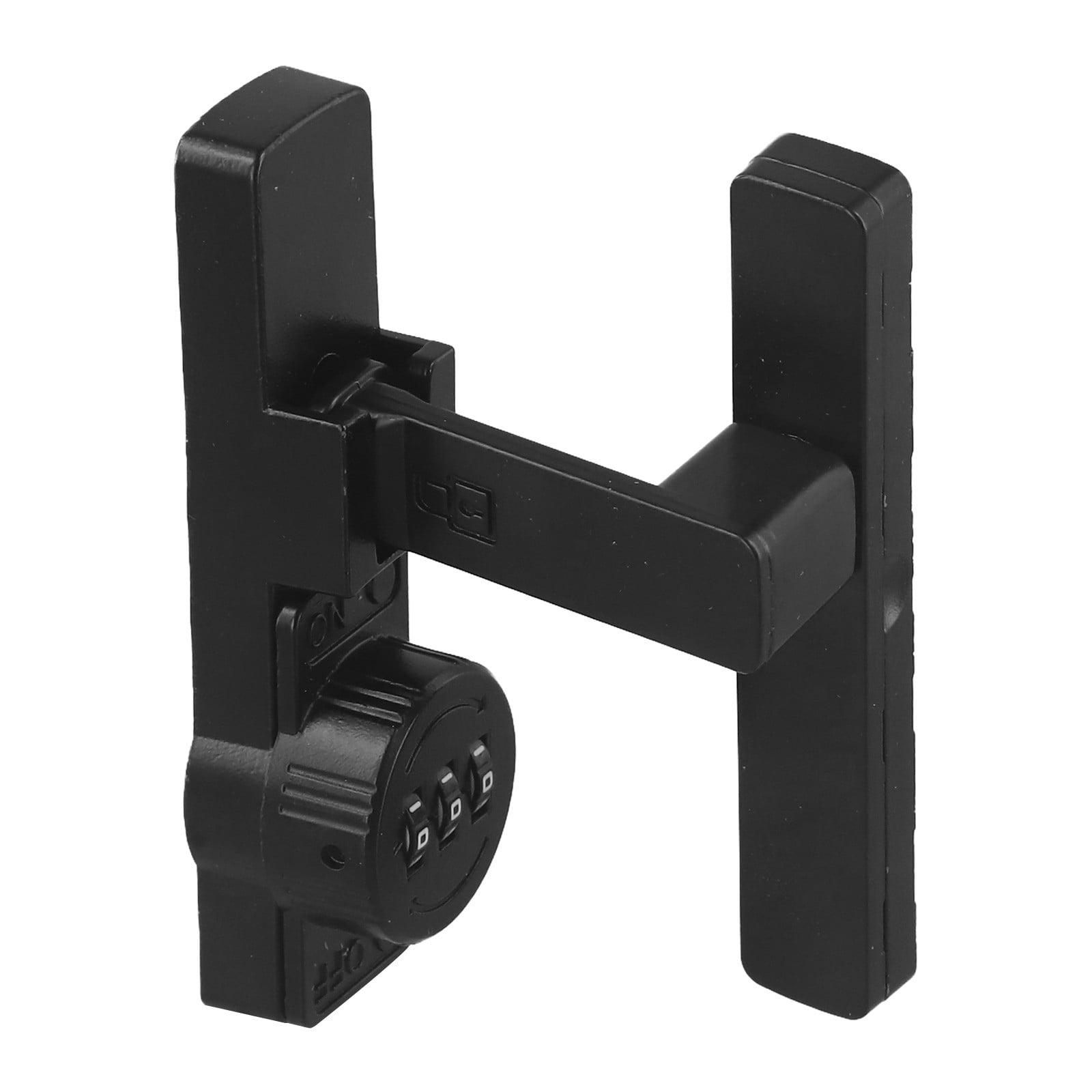 SUNFEX 90 Degree Black Combination Lock Sliding Door Lock 3 Digit ...