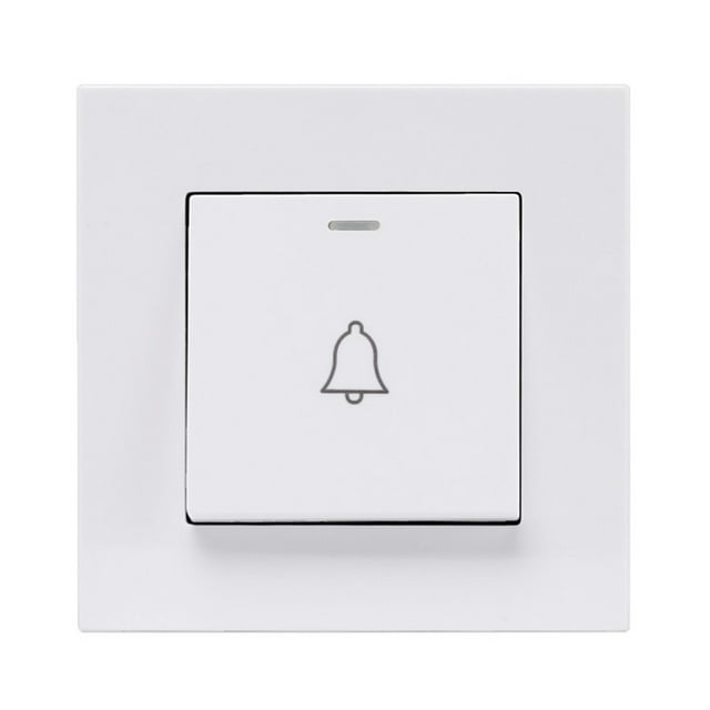 SUNFEX Abs Plastic Panel Home Door Bell Wall Push Button Doorbell ...