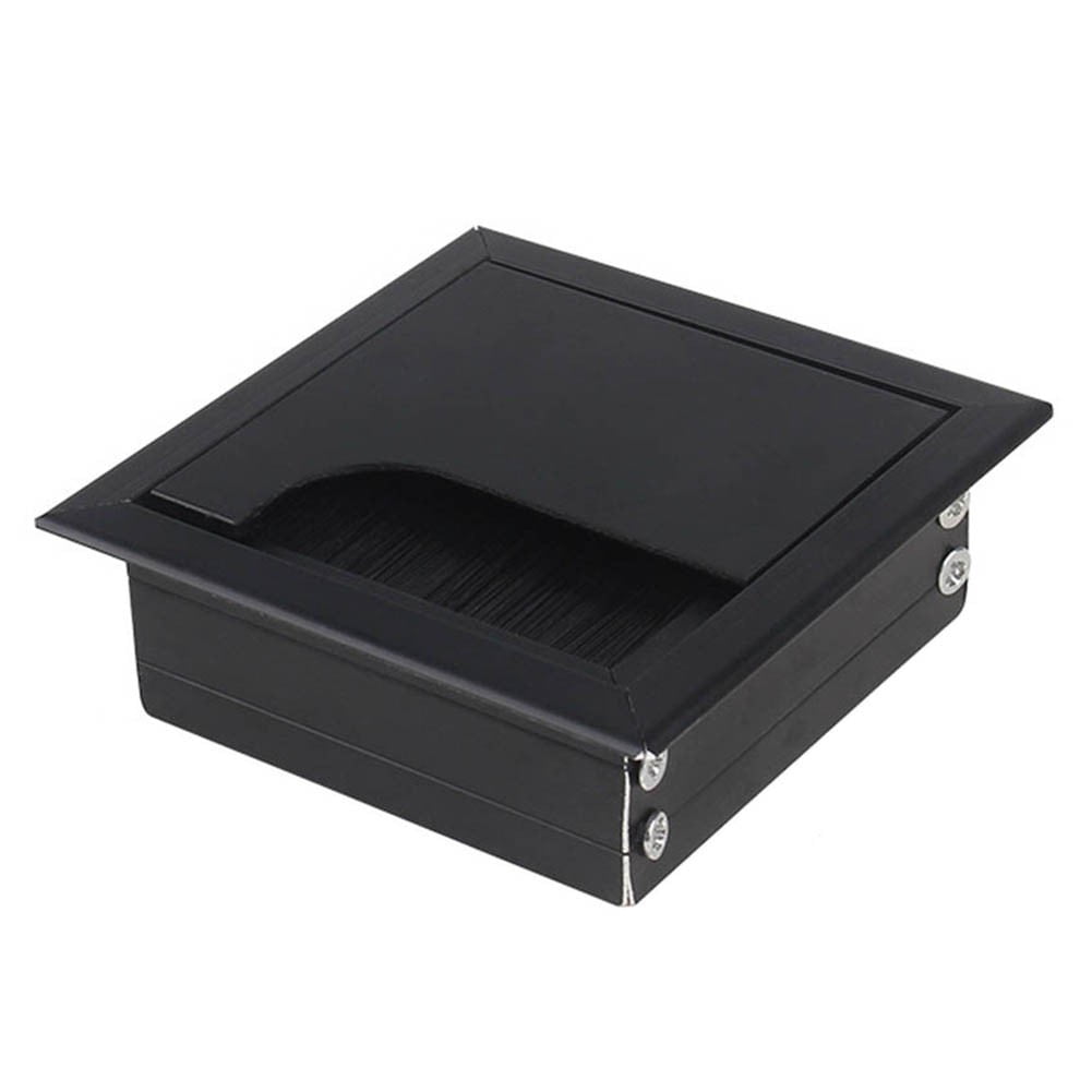 SUNFEX Aluminum Alloy Table Line Hole Cover Desk Outlet Desktop Hole ...