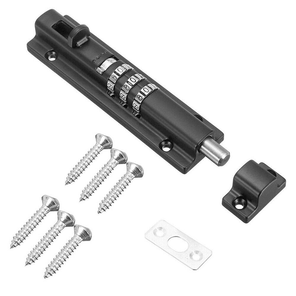 SUNFEX Anti Tamper Horizontal Door Bolt Lock With Combination Code For ...