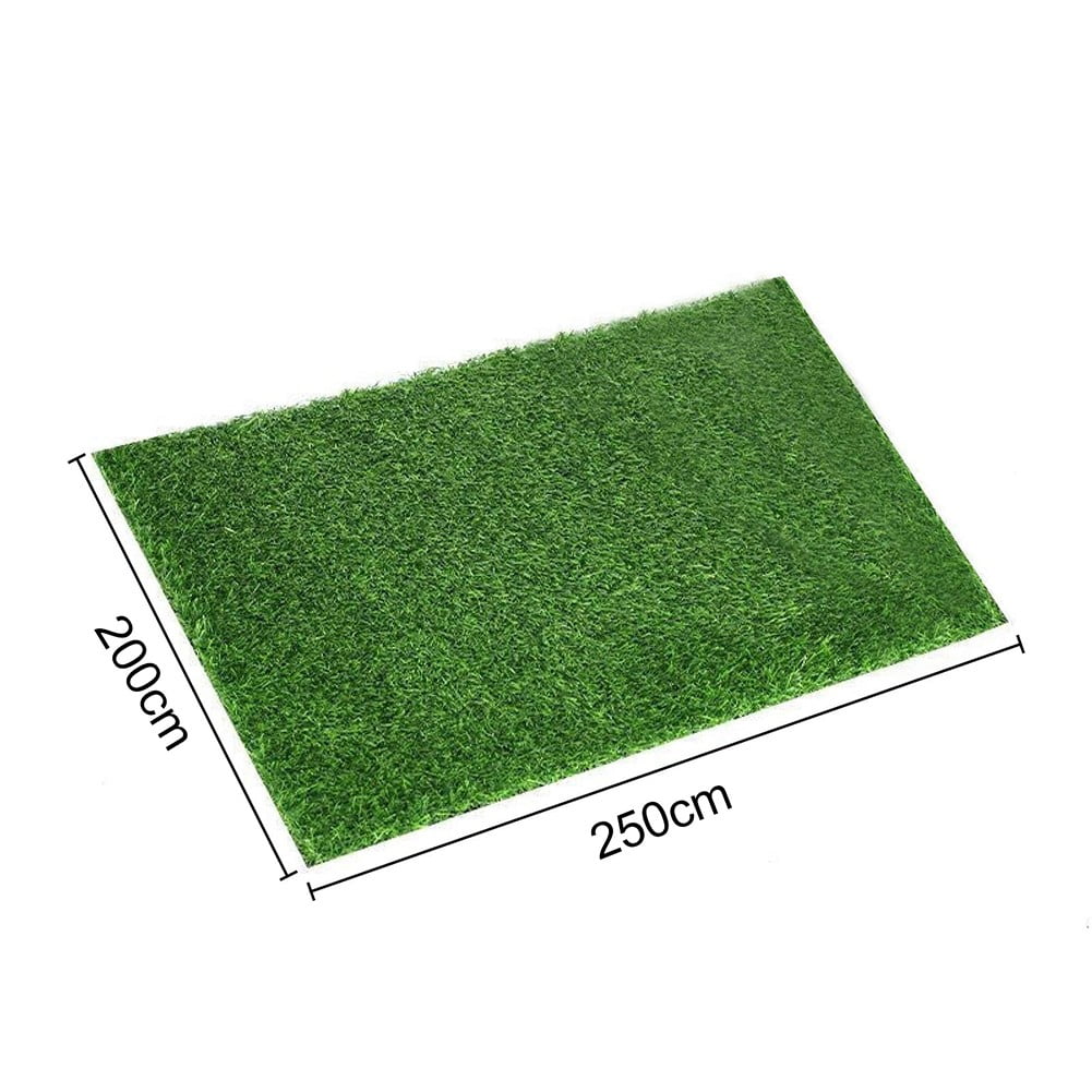 SUNFEX Artificial Grass Carpet Green Fake Synthetic Garden Landscape ...