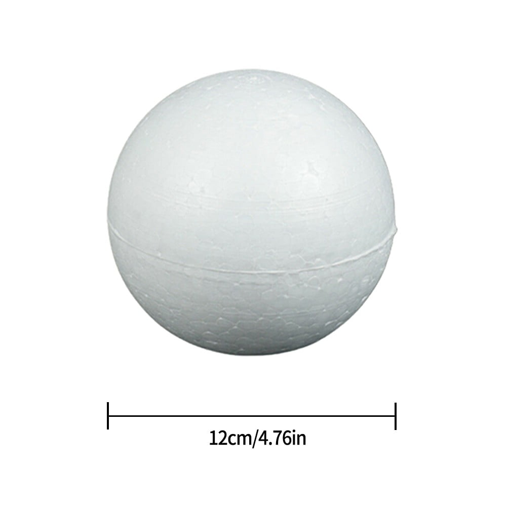 SUNFEX Blank Round Solid Polystyrene Styrofoam Foam Ball For Wedding ...
