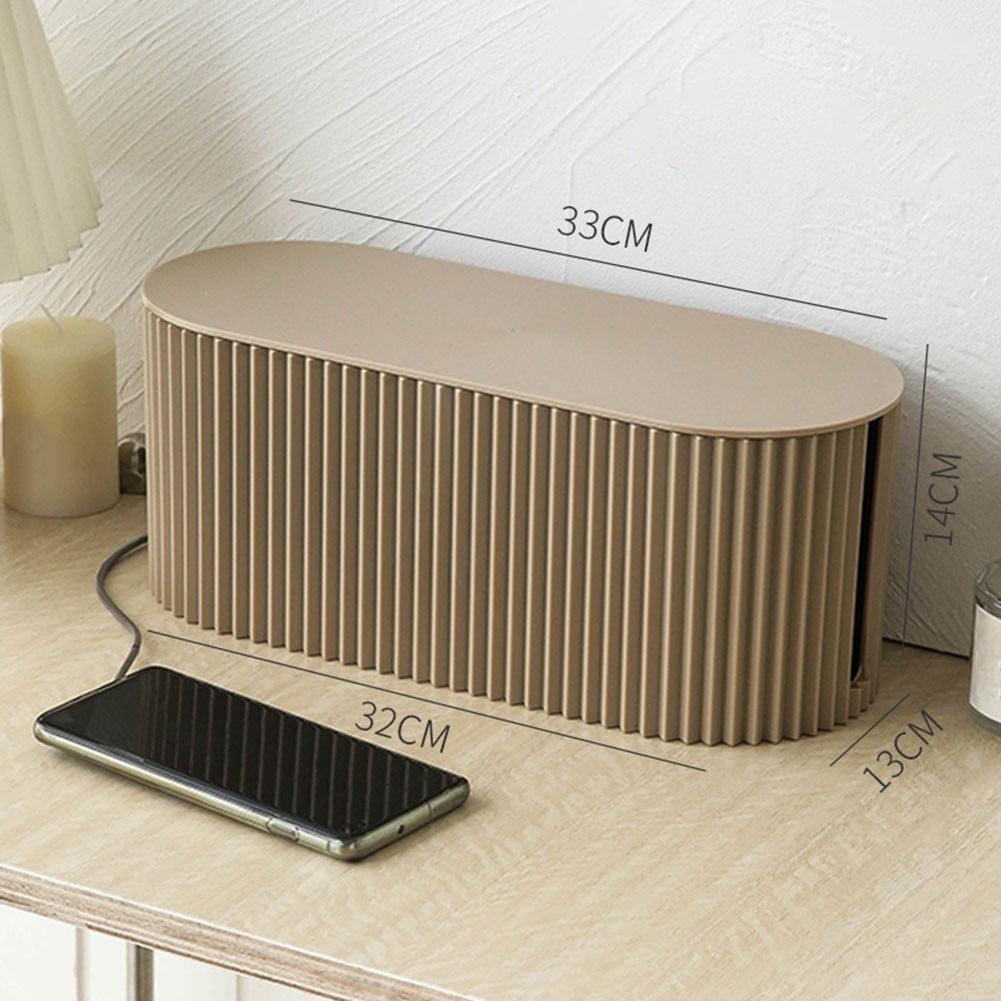 SUNFEX Cable Organiser Box Storage Box Cable Management Box Collector ...