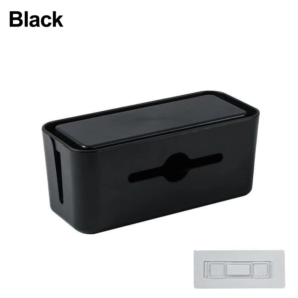 SUNFEX Cable Organization Box Desk Cable Management Tray Cable ...