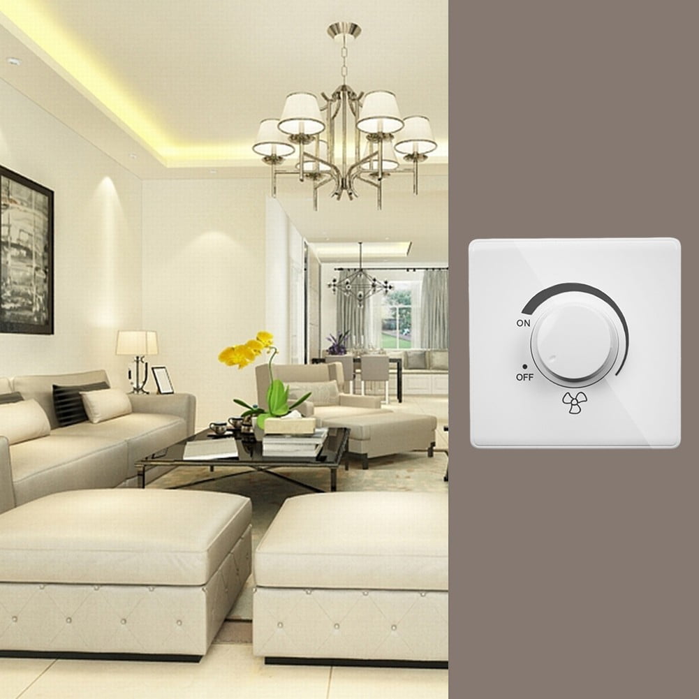 SUNFEX Ceiling Fan Speed Switch 86 Type Fan Speed Regulator Electric ...