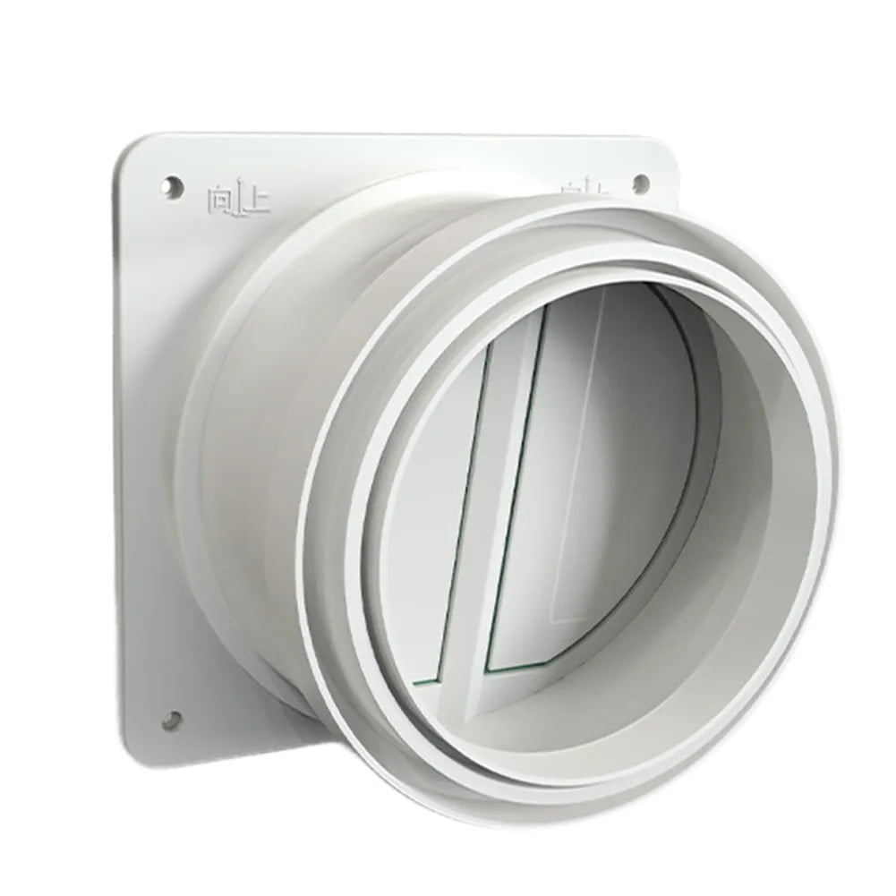 SUNFEX Check Valve Kitchen Flue Range Hood Exhaust Duct Reducing Check ...