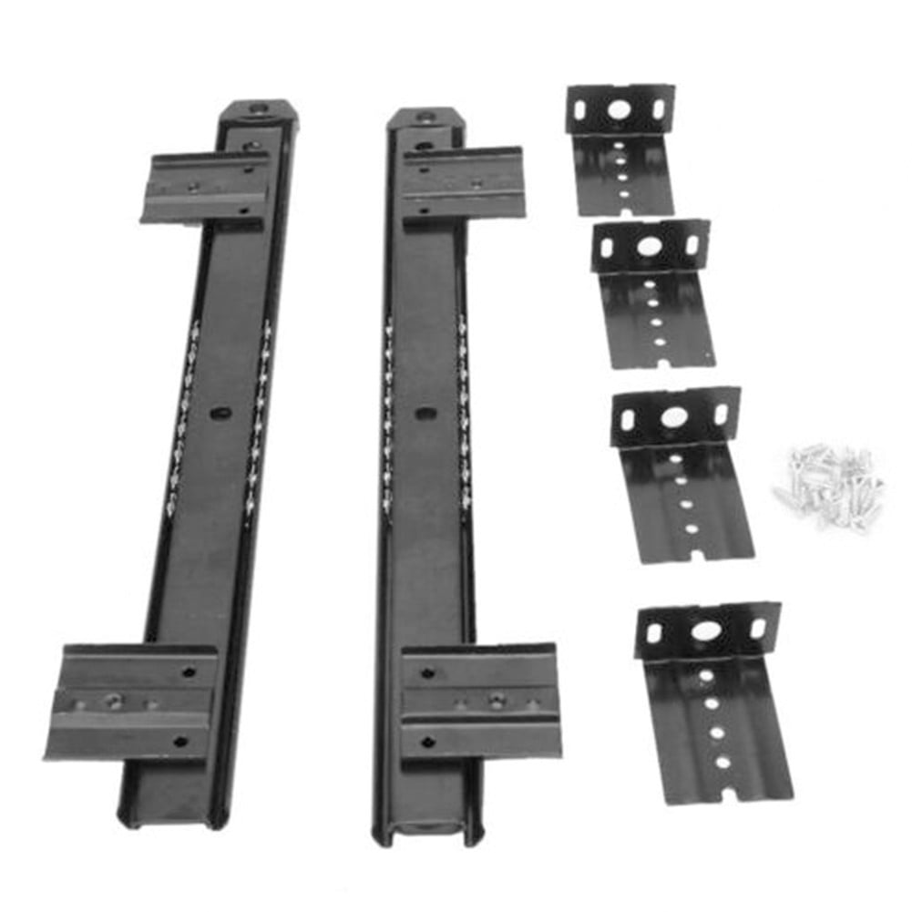 SUNFEX Computer Desk Drawer Slides Keyboard Lifting Bottom Bracket ...