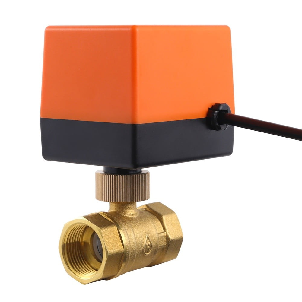 SUNFEX Dn20 6N Two Way Motorized Ball Valve 3-Wire 2 Control Brass ...